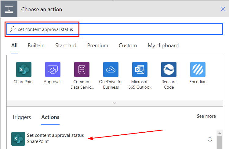 Request approval in Microsoft Teams for a selected item in SharePoint